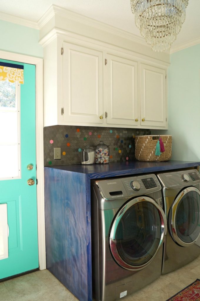 colorful laundry room ideas - This is our Bliss